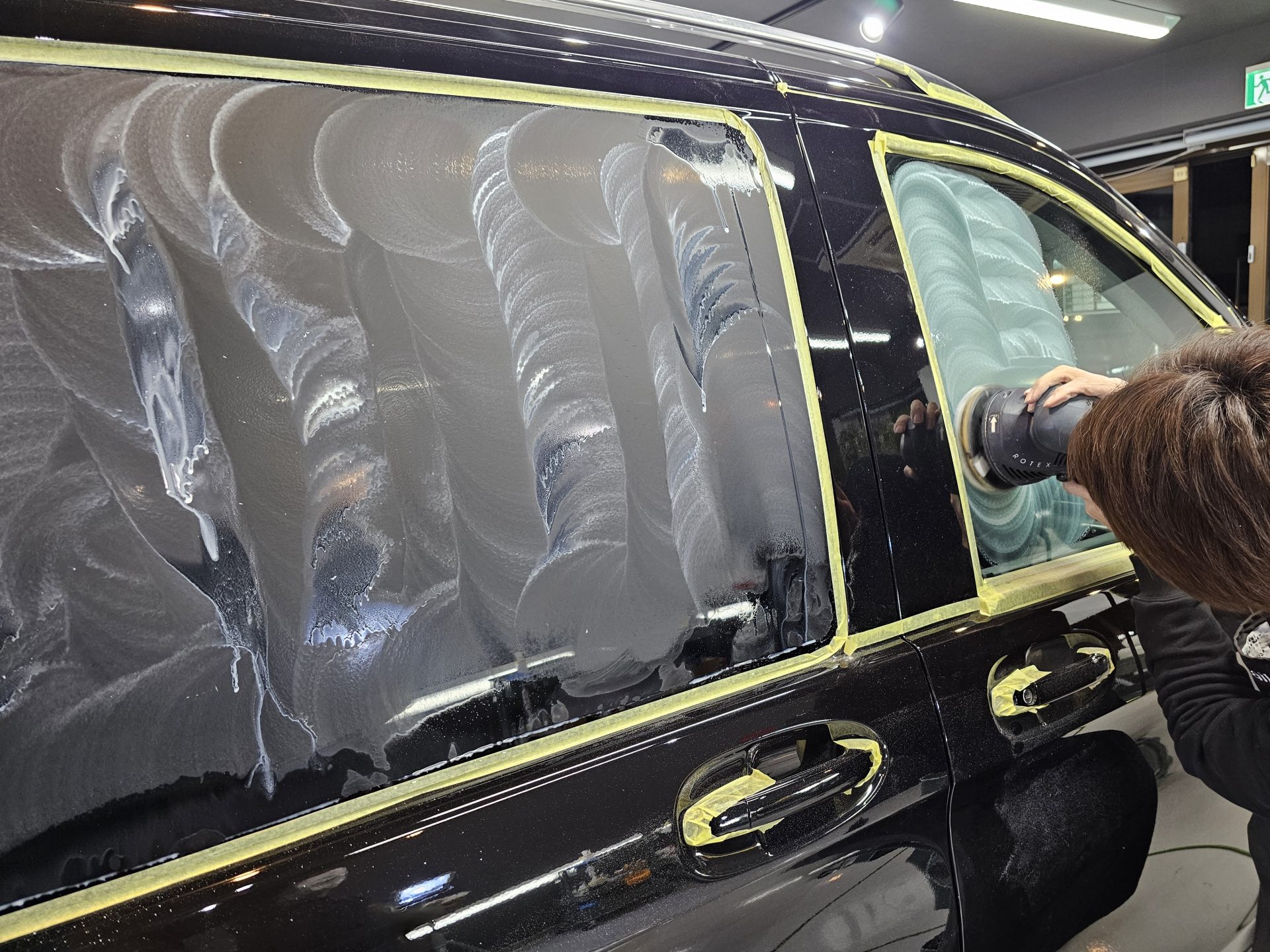 2023年式メルセデスベンツV200d 4Cプレミアムガラスコーティング・窓ガラス全面コーティング施工 横浜市磯子区 – 4C Detail ...